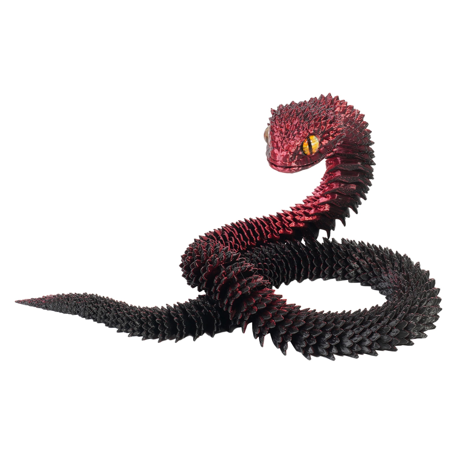 ziertyon 3D Printed Snake Toy 60cm Desktop Articulated Snake with ...