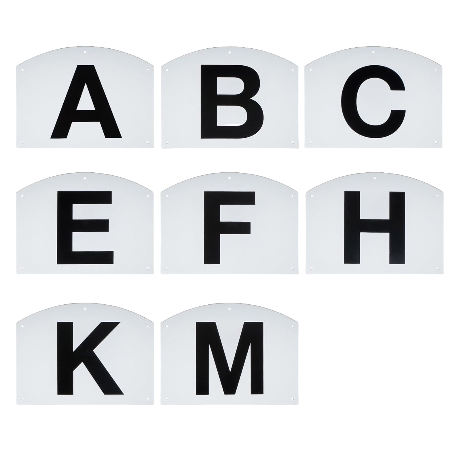 ziertyon 4/8Pcs Wall Mounted Dressage Letters for Equestrian Training ...