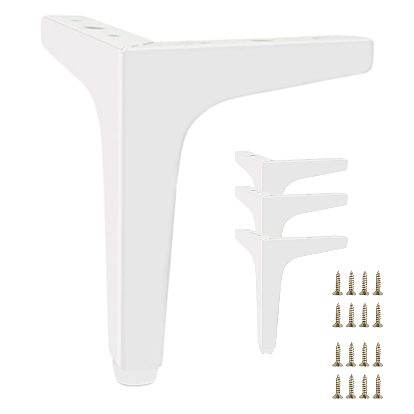 ziertyon 4Pcs 8/10/13/15/17CM Metal Sofa Feet Heavy Duty Couch Dresser ...