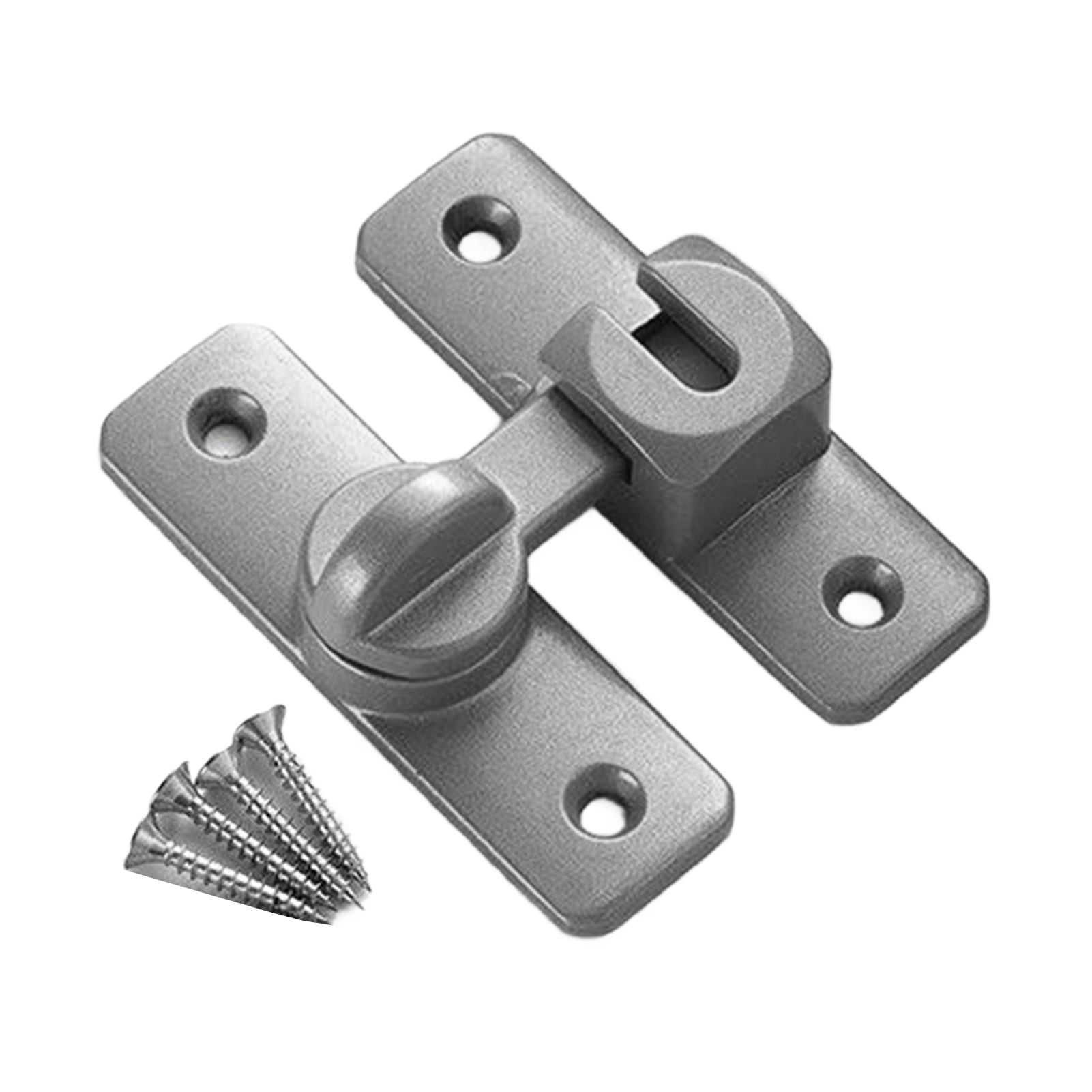 ziertyon Barn Door Lock Simple Installation Anti-Theft Heavy Duty Bar ...