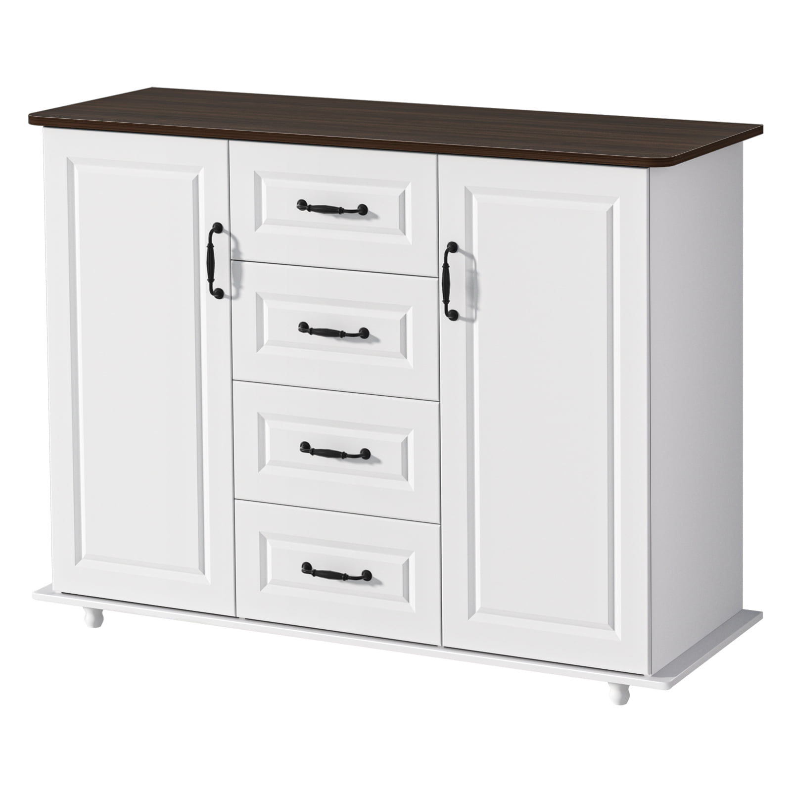 ziertyon Buffet Cabinet, Kitchen Buffet Storage Cabinet, 47" Large ...