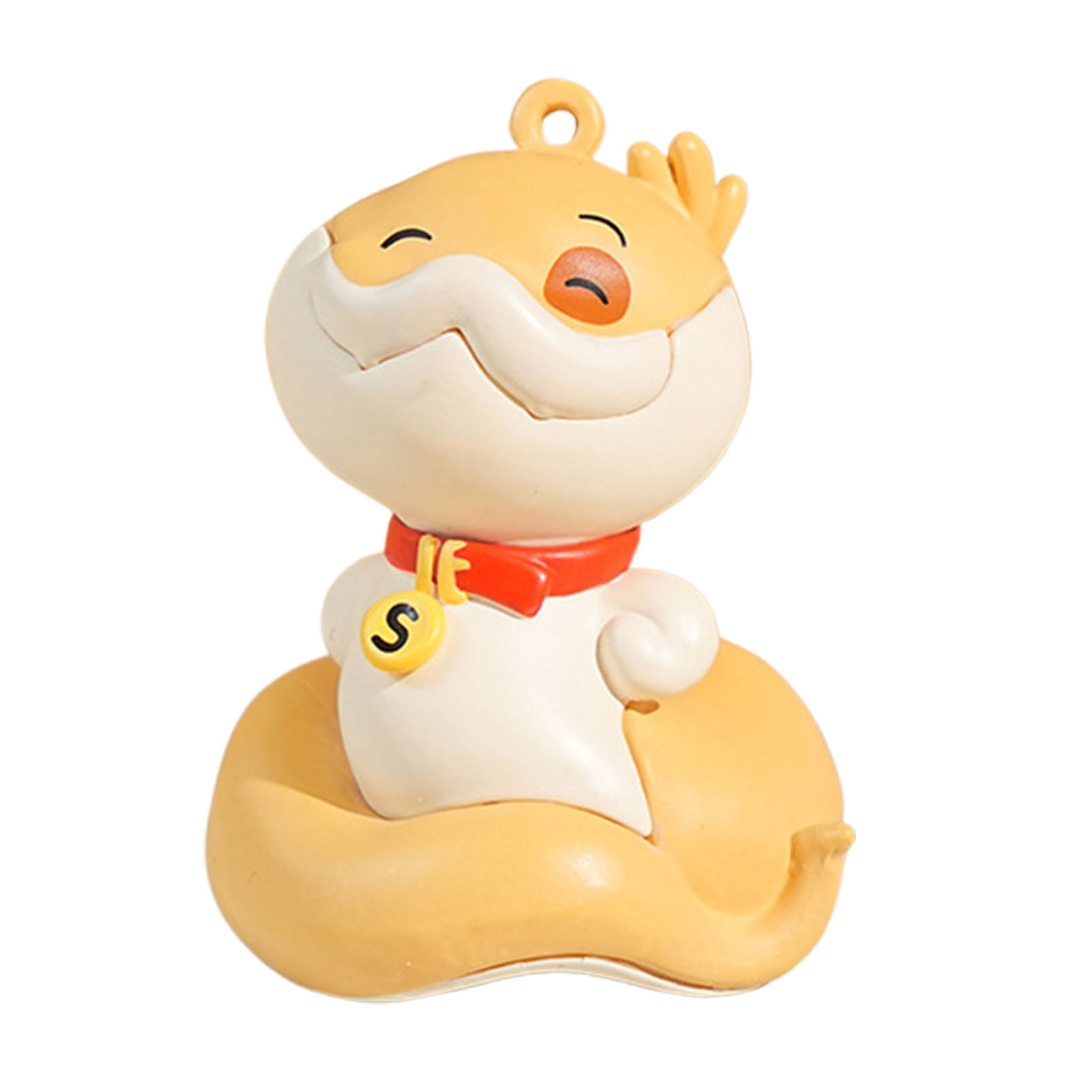 ziertyon Cartoon Snake Figurine Year of the Snake Ornament, Fortune ...