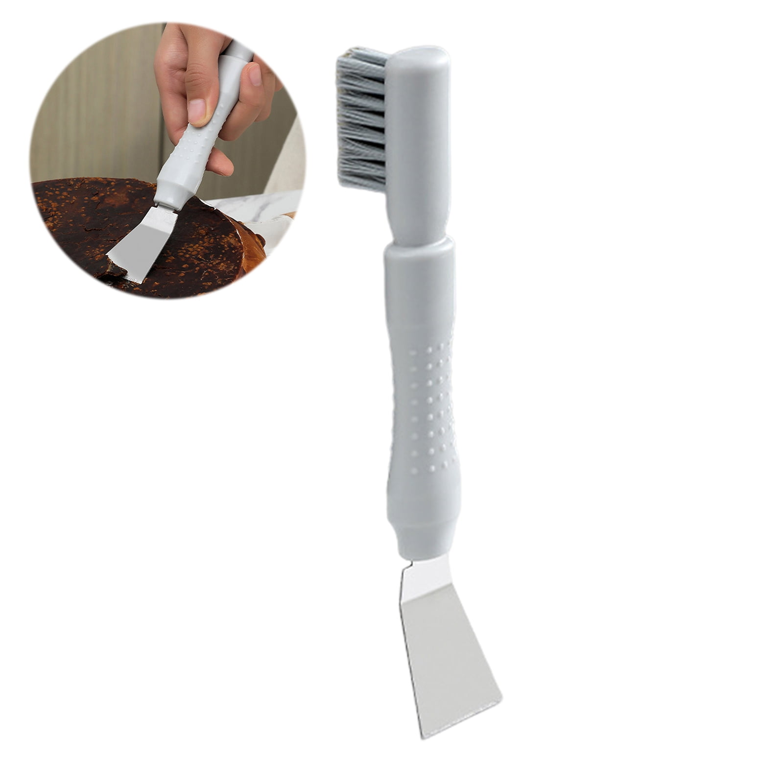 ziertyon Cleaning Scraper - Ergonomic Anti-Slip Handle, Double Head ...