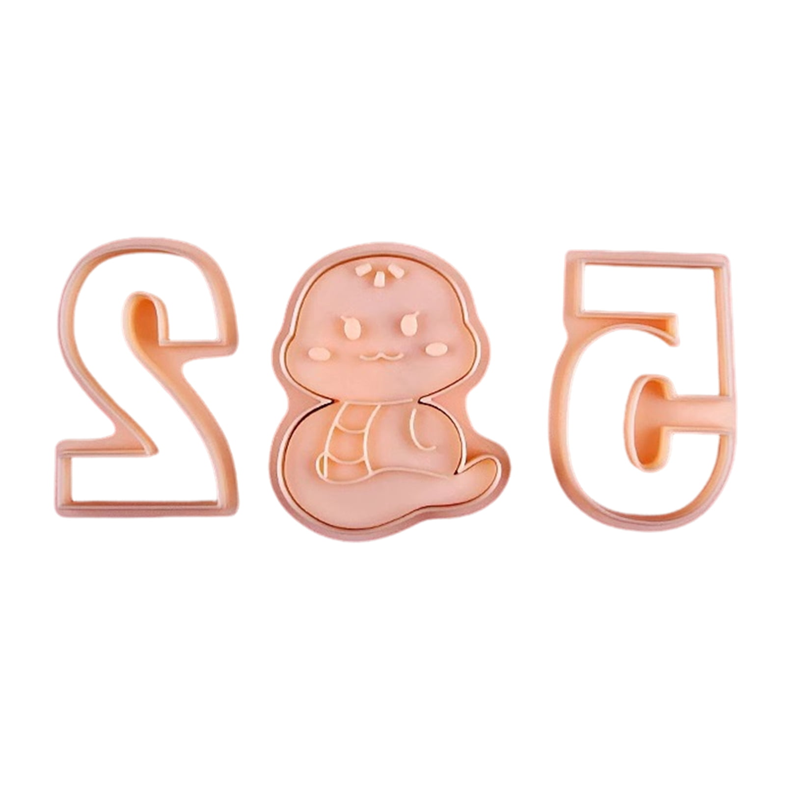 ziertyon Cookie Cutters Set 3D Embossing Snake Cookie Cutter Snake New ...