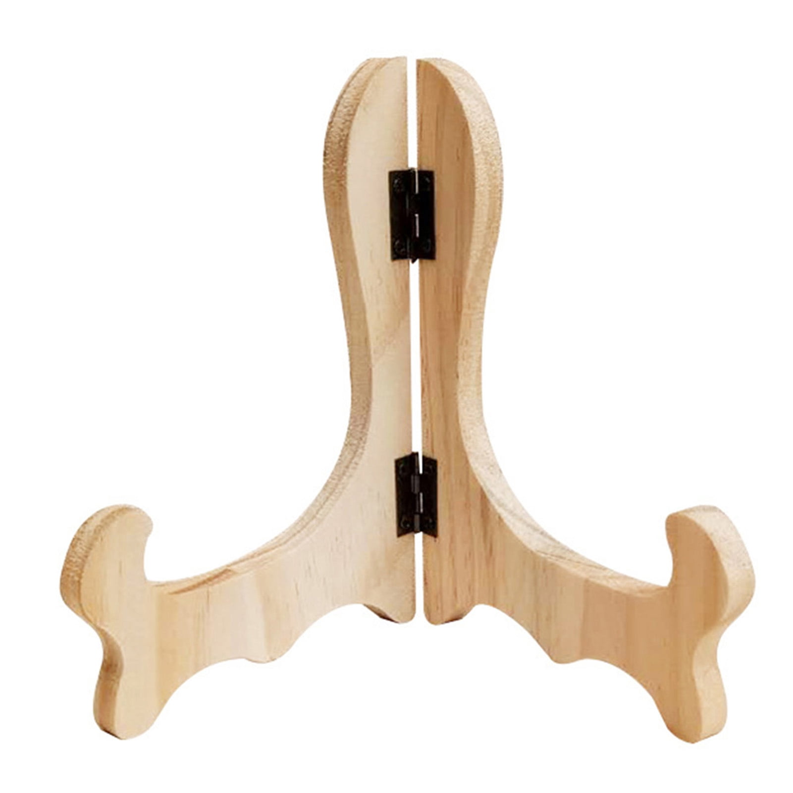 ziertyon Display Rack Curved Design Handmade Foldable Wooden Easel ...