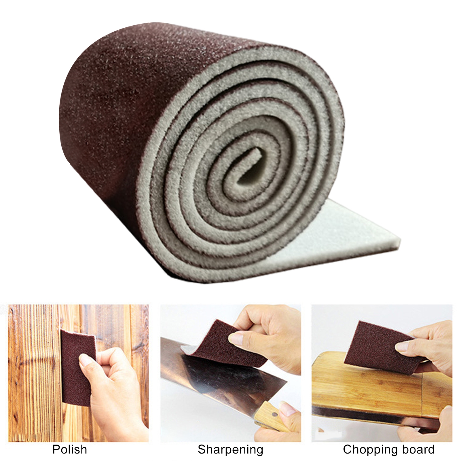 ziertyon Emery Rag Stain Remover Stubborn Stains Pot Wiping Tool Double ...