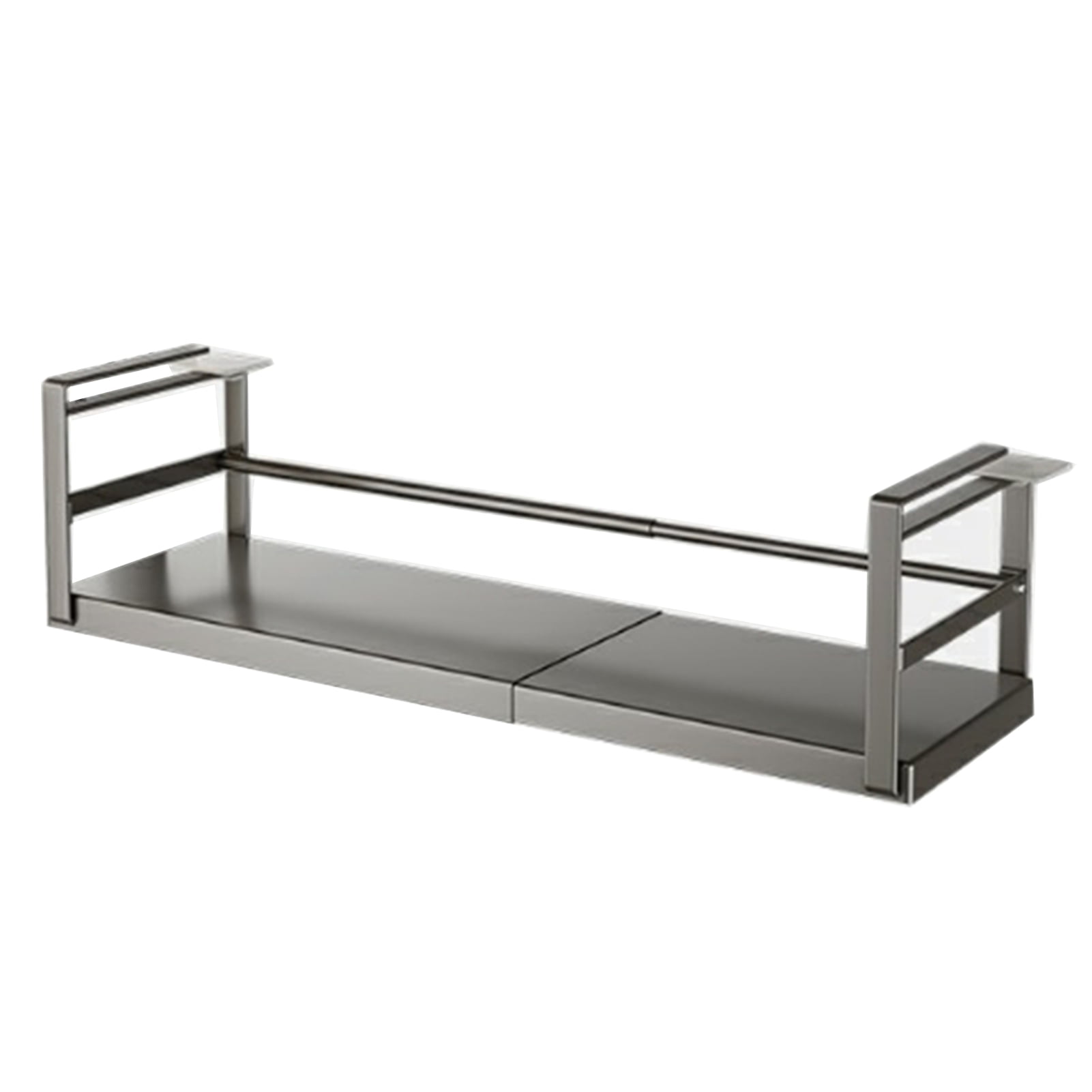 ziertyon Expandable under Shelf Storage Rack Punch-free Hanging Slide ...