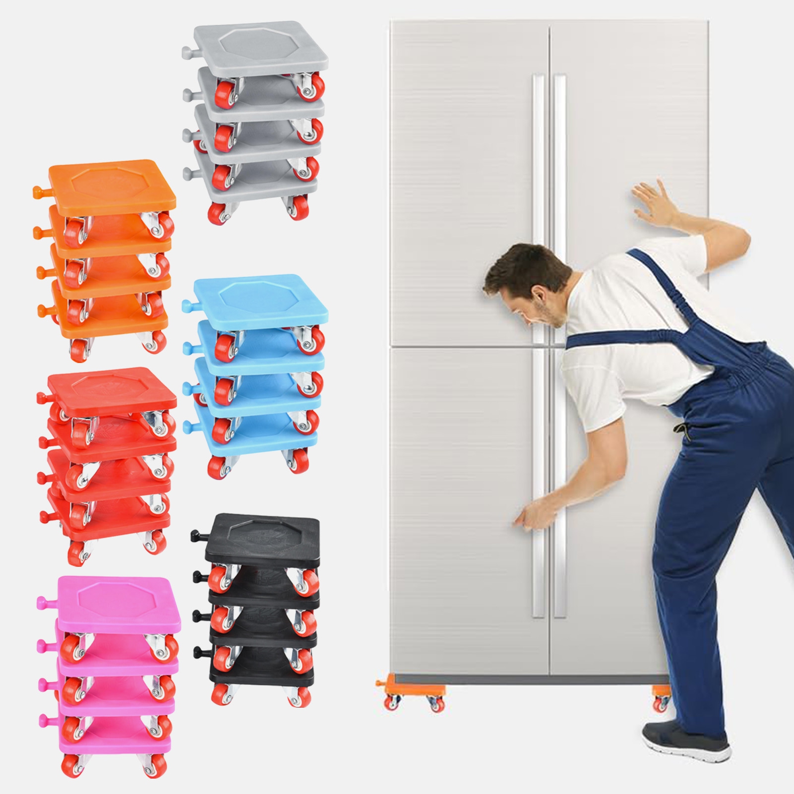 ziertyon Furniture Lift Mover Tool Set 500kg Load-capacity Easy to ...