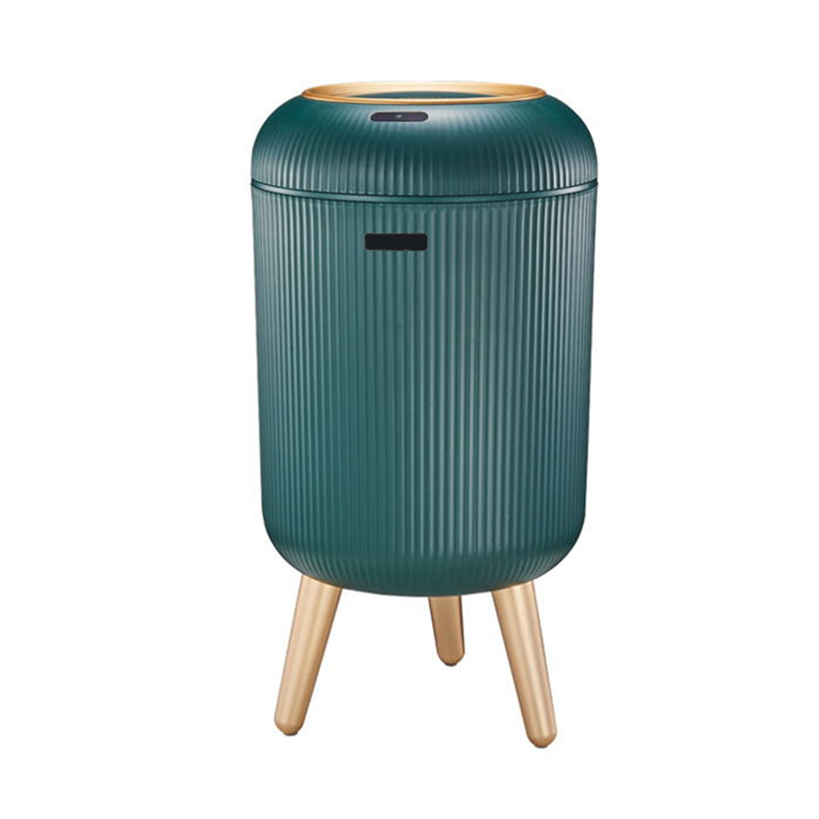 ziertyon Garbage Can with Motion Sensor Lid Large Capacity Hands-Free ...