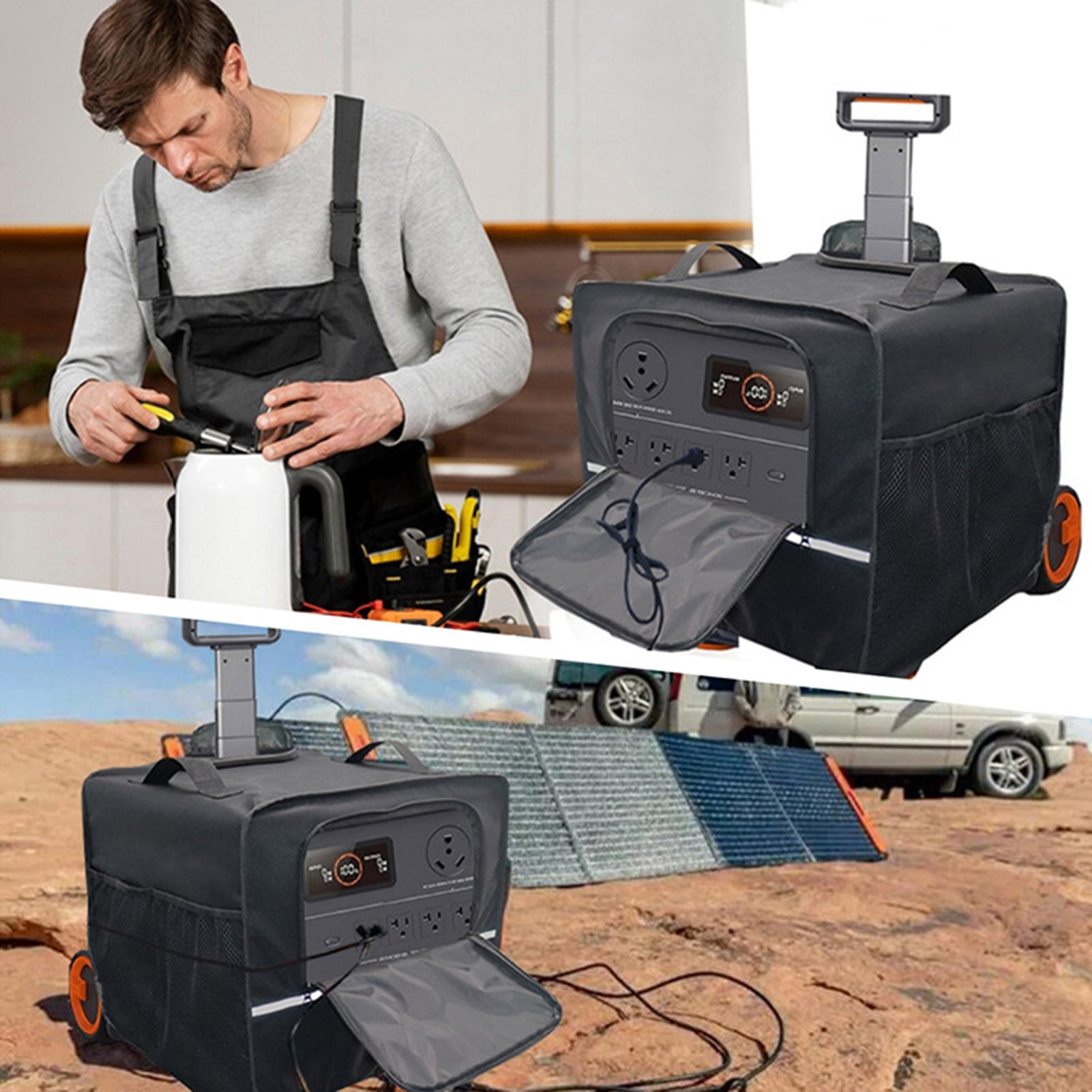 ziertyon Generator Dust Cover - 360-Degree Wind Protection, Waterproof ...