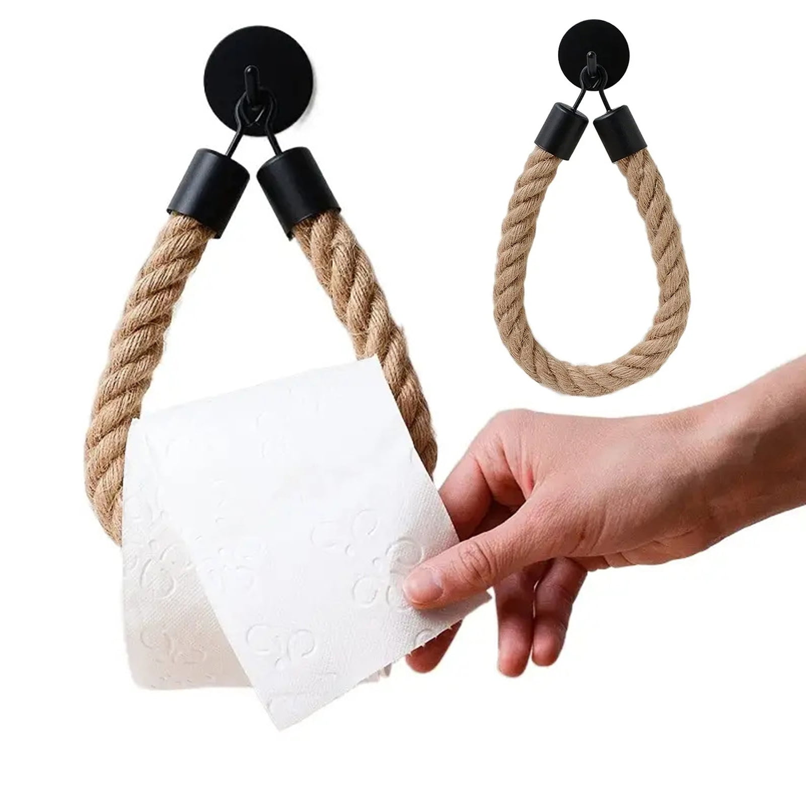 ziertyon Retro Style Toilet Paper Holder Self Adhesive No Drill ...