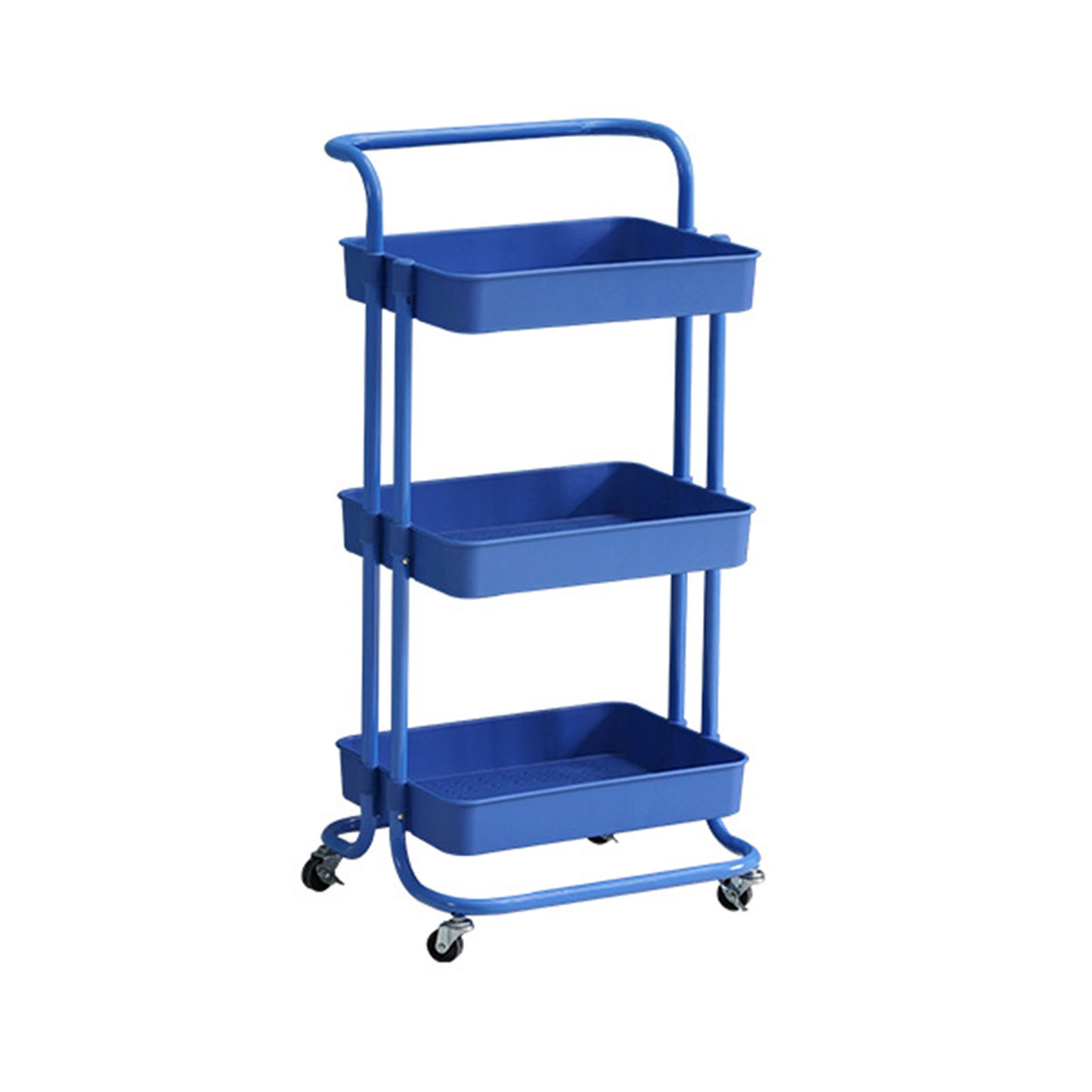 ziertyon Rolling Cart with 4 Wheels Large Capacity Strong Load-bearing ...