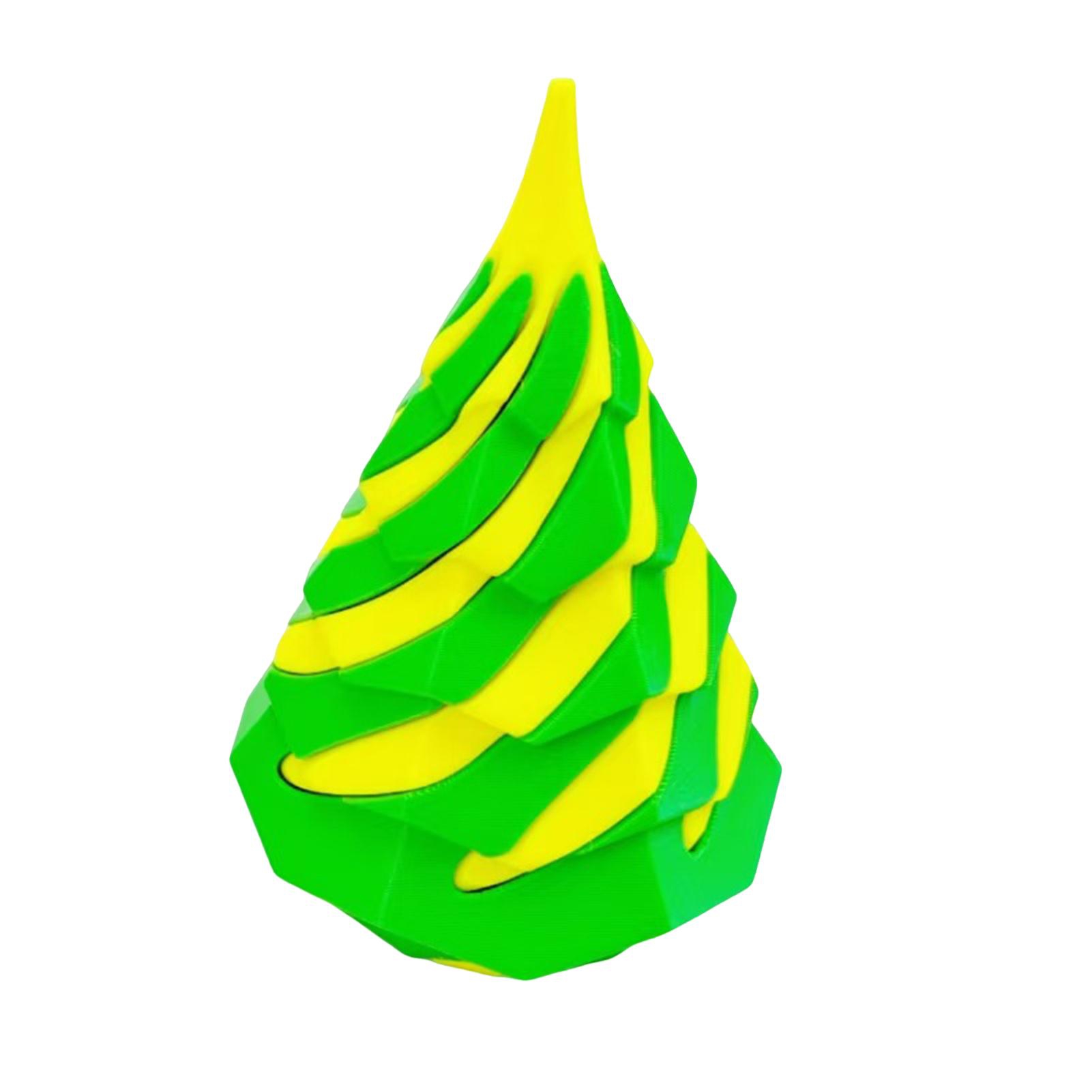 ziertyon Spiral Cone Fidget Toy Passthrough Christmas Tree Fidget Toy ...