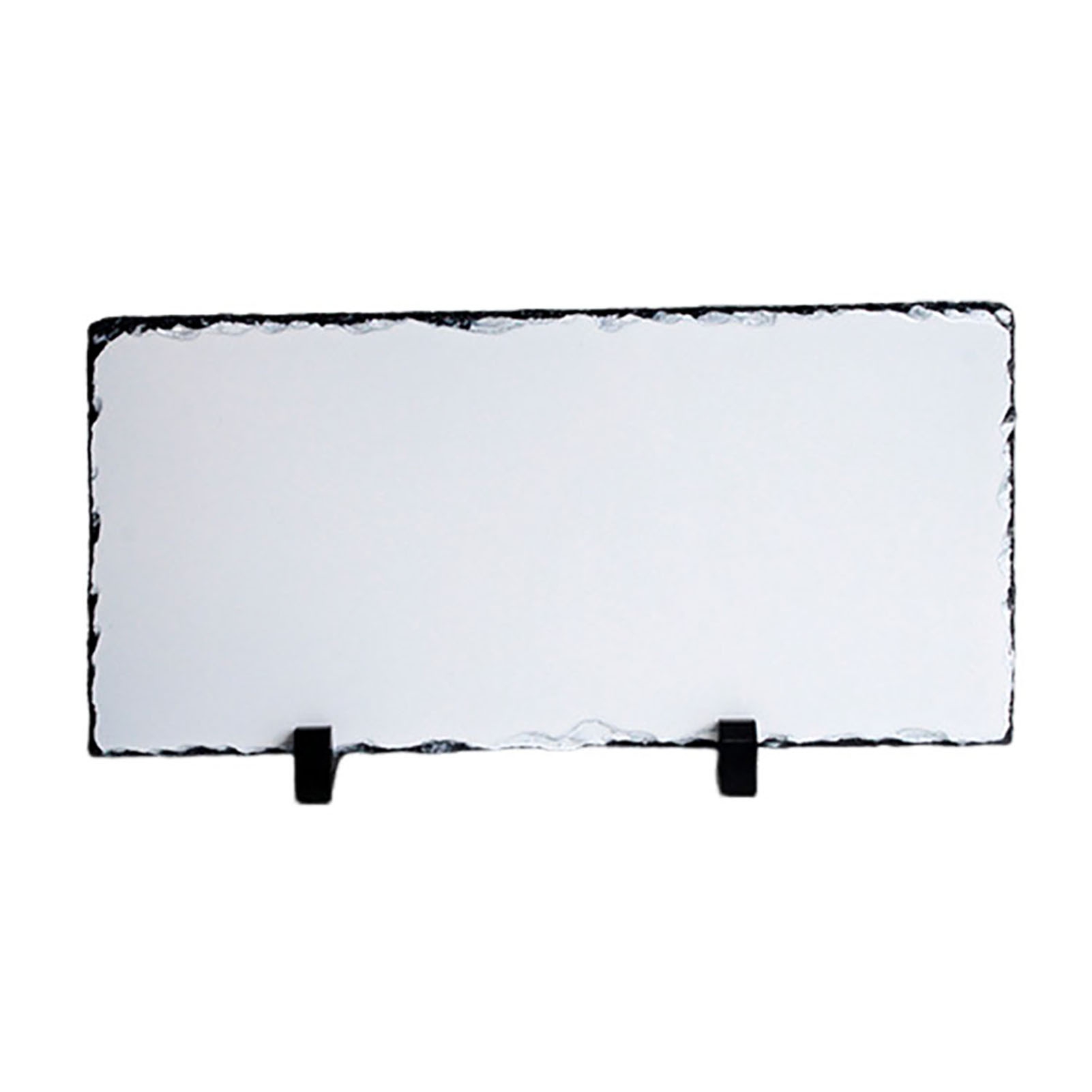 ziertyon Sublimation Slate Heat Transfer Rock Stone Photo Frame with ...