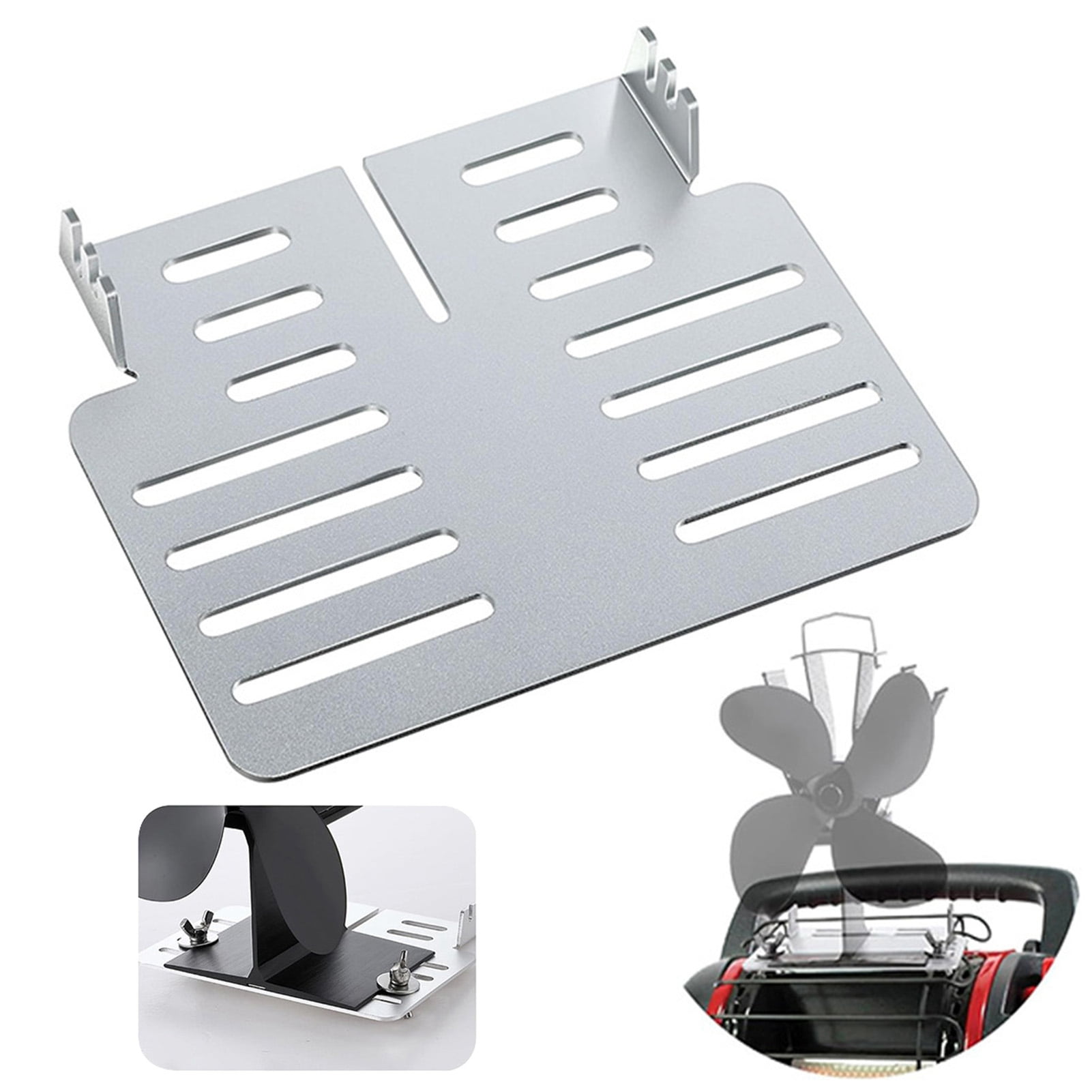 ziertyon Support Bracket Heat Powered Stove Fan Mounted Accessories ...