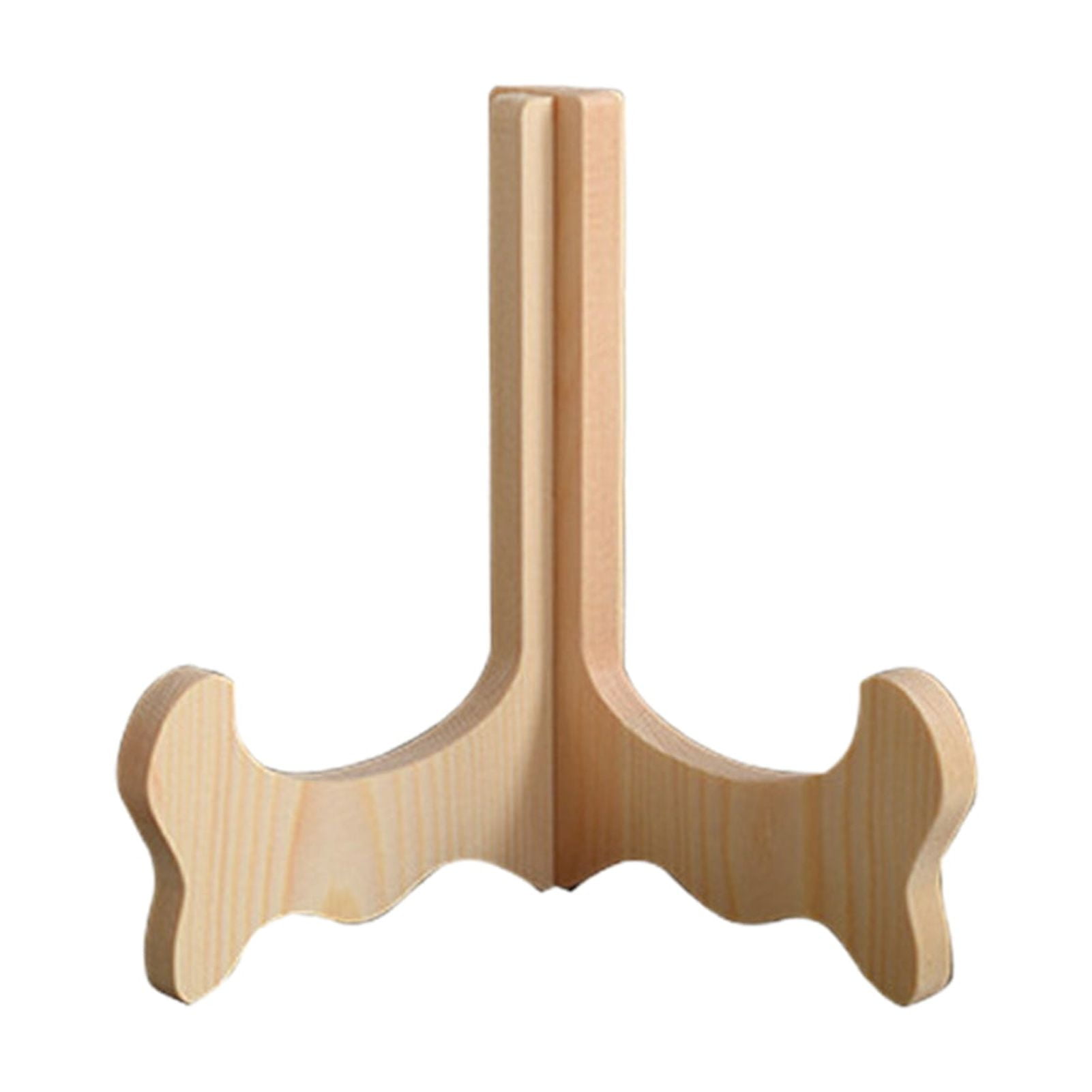 ziertyon Tea Cake Display Stand Smooth Edge Wooden Natural Adjustable ...