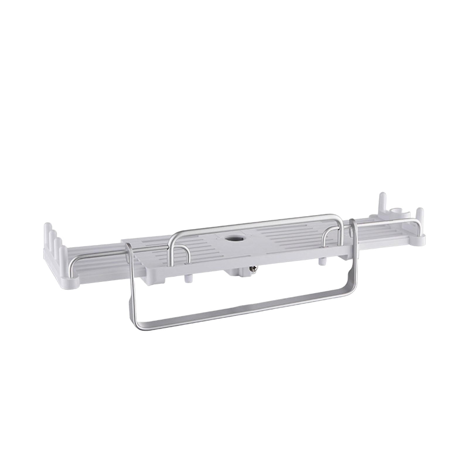 ziertyon Telescopic Bathroom Shelf Shower Rack with Hook Strong Load ...