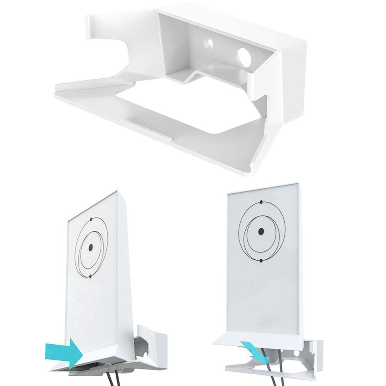 ziertyon Wall Mount Satellite Antenna Router Bracket Fixed Base Strong ...