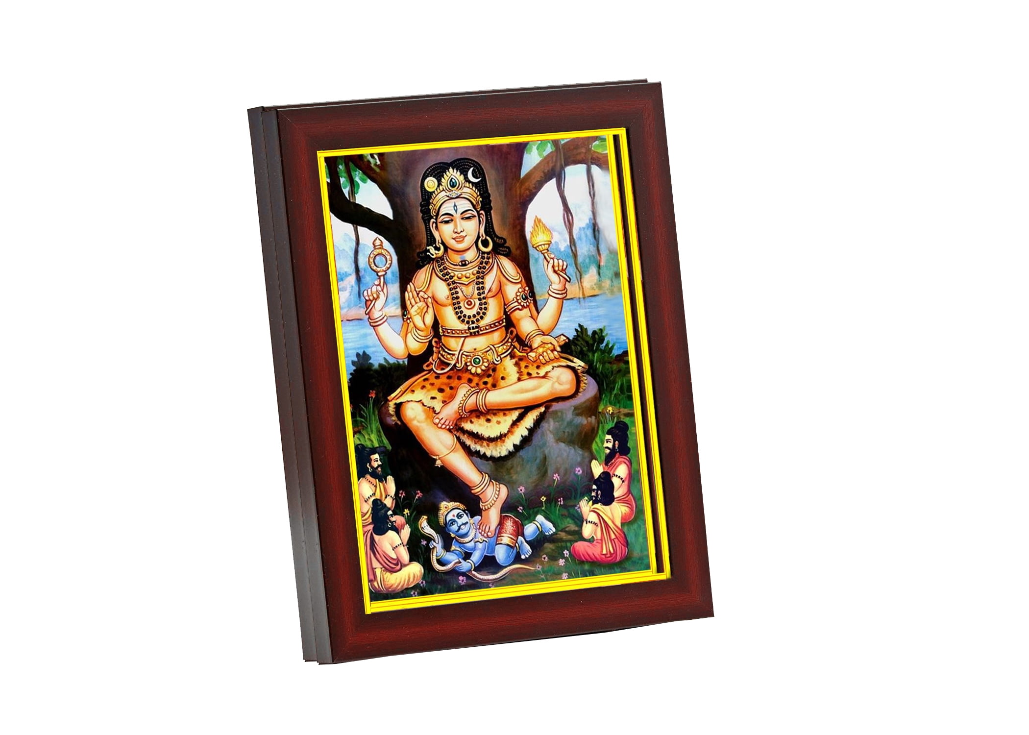 zig zag God Dakshinamurthy / Dakshinamoorthy Small Photo Frame For Wall ...