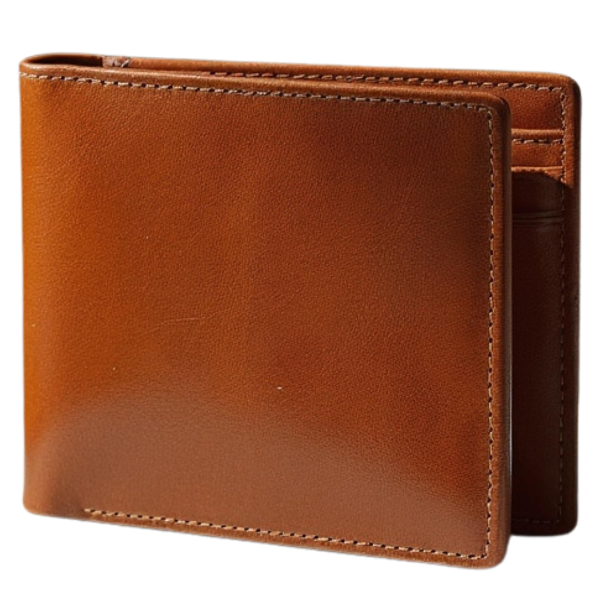zihao Bags Genuine Leather Bifold Wallet for Men - RFID Blocking ...