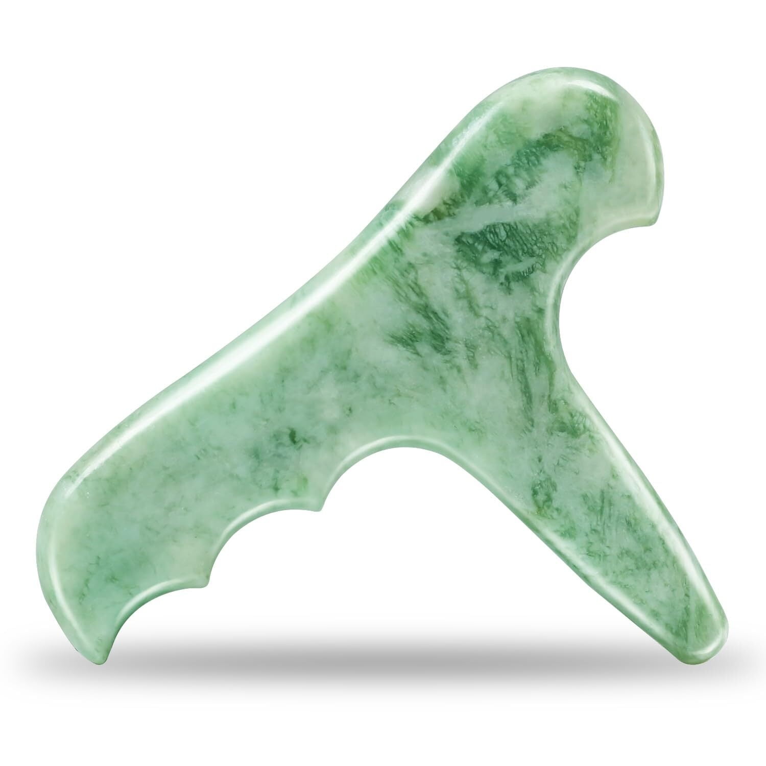 zihao Large Deep Tissue Trigger Point Massage Tool - Natural Jade ...