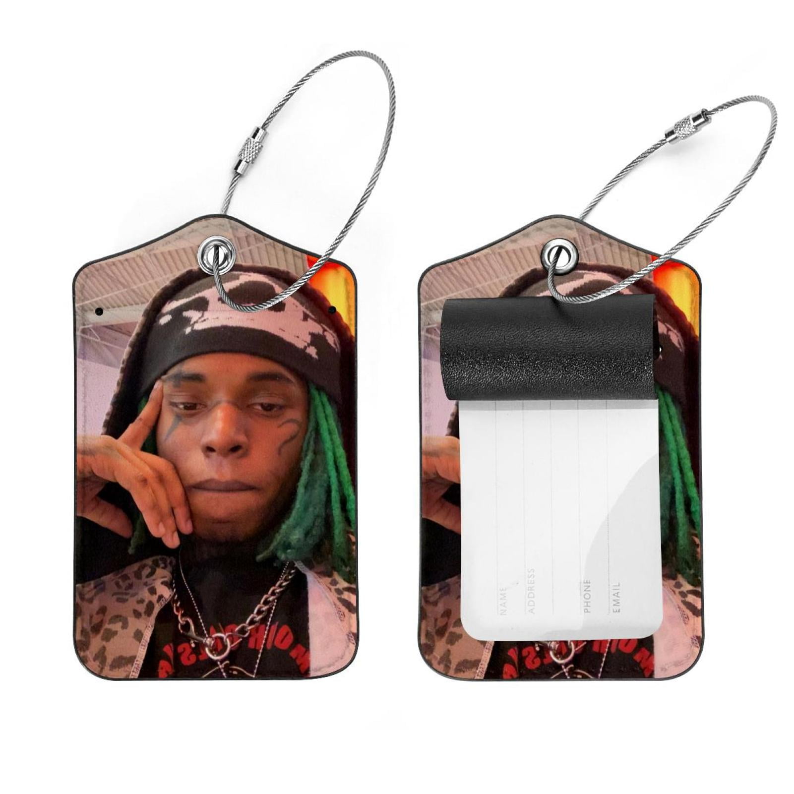 zillakami5 2 Pack Luggage Tags Suitcases PU Leather Travel Bag ...