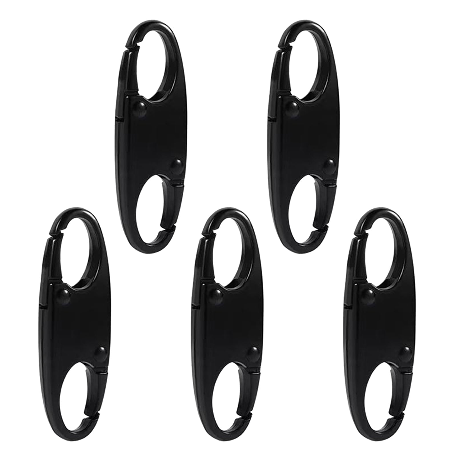 zippers Pull Replacement Purse Lock zippers Clip Double Locking ...