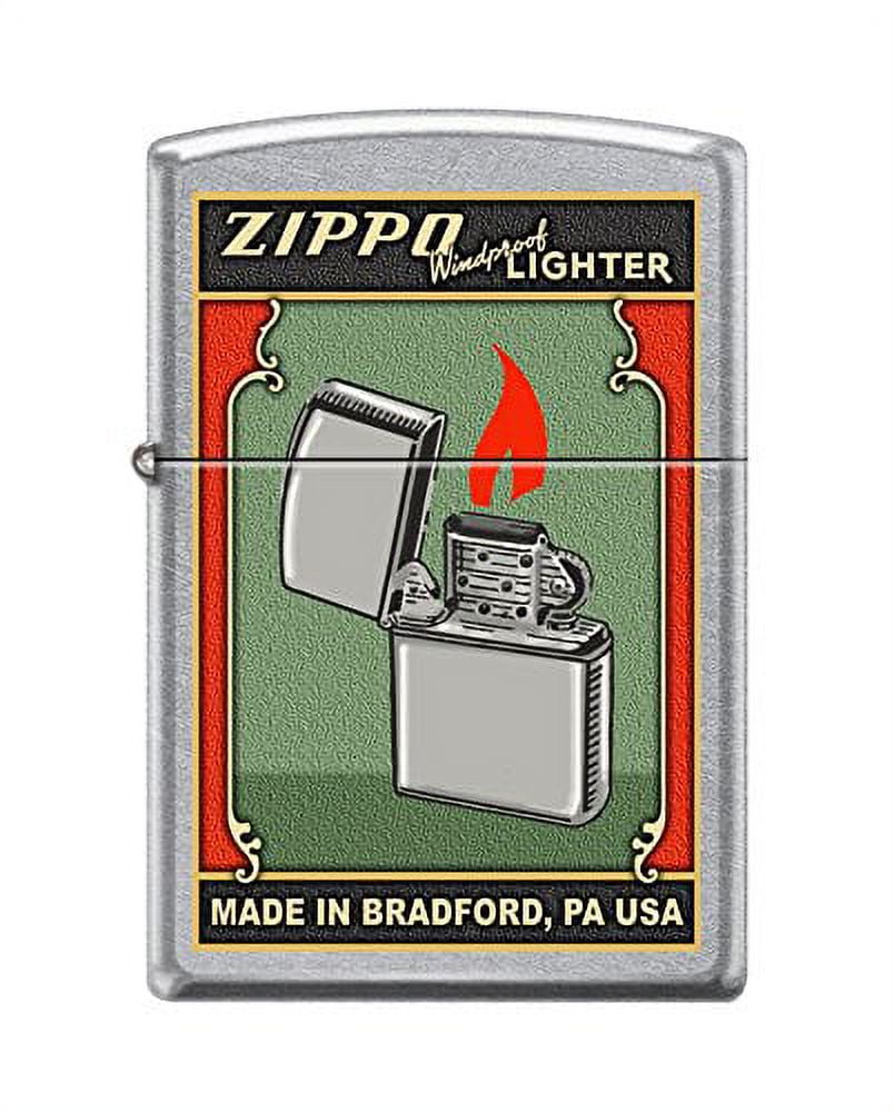 zippo green poster street chrome windproof pocket lighter new - Walmart.com