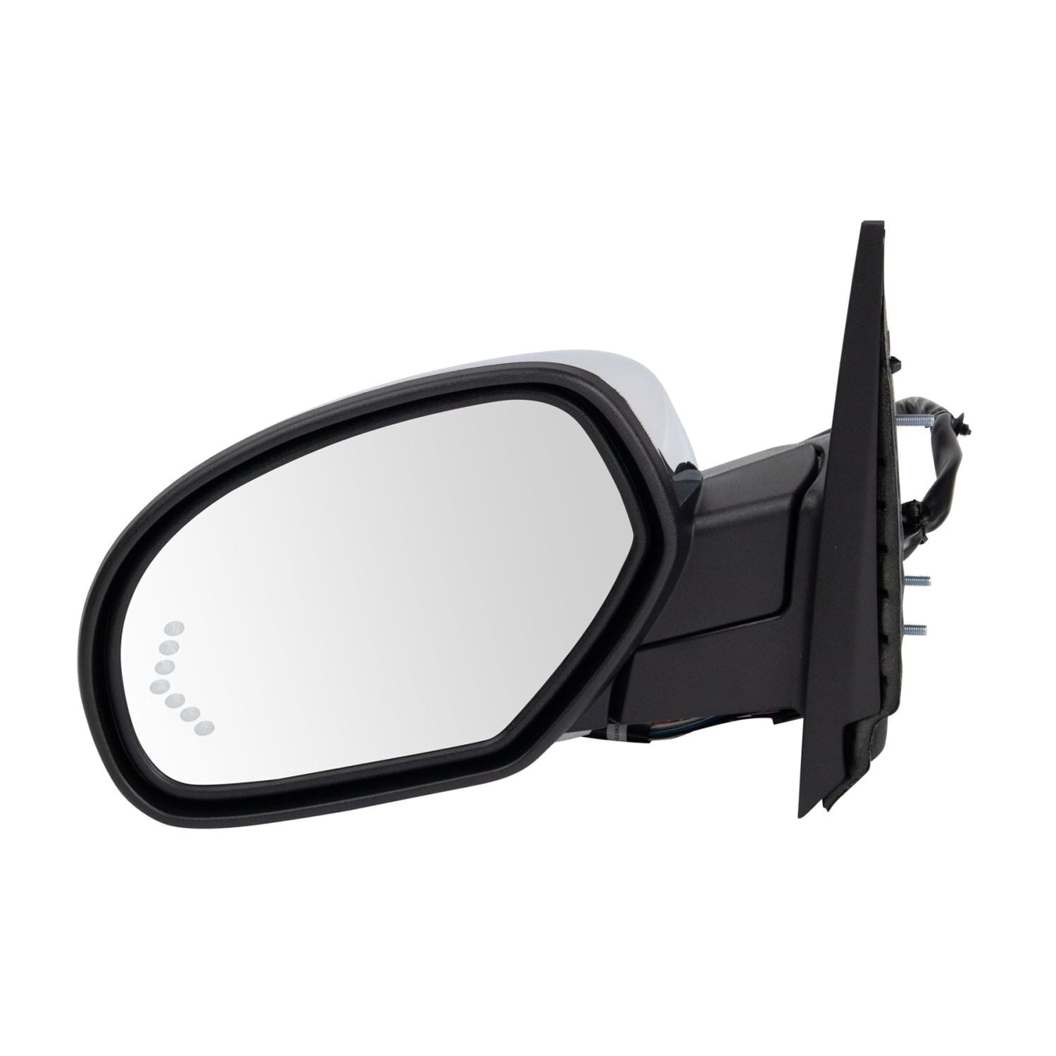 zjwsrsst Side Mirror Chrome Power Heated Folding Memory Auto Dimmer ...
