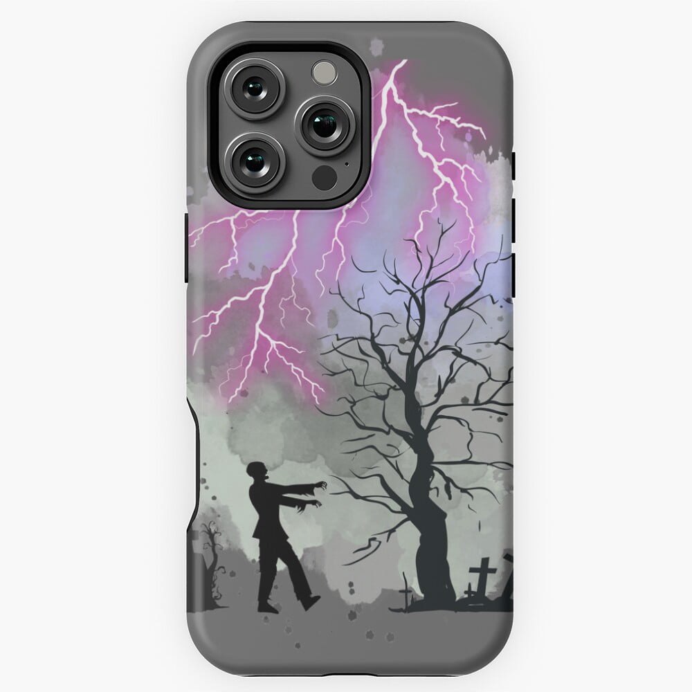 zombie in graveyard Phone Case for iPhone 16 15 14 13 12 11 Pro Max ...