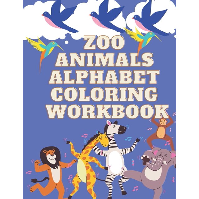 zoo animals alphabet coloring workbook: Coloring Book Alphabet And ...