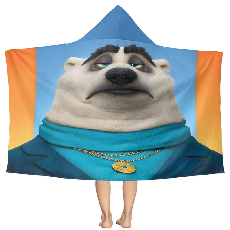 Zootopia Pattern Beach Poncho - Microfiber - Towel - Kids Lightweight ...