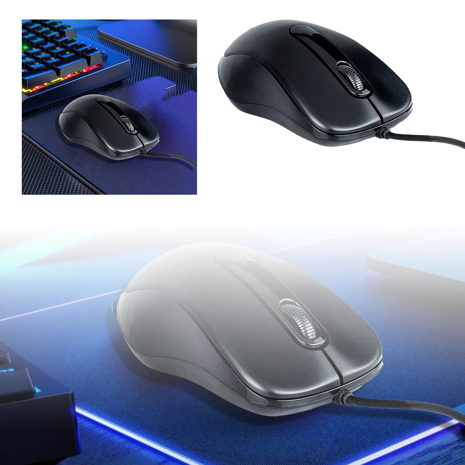 zsyiiiiii Wired USB Optical For Laptop/Desktop Computer Home//Business ...