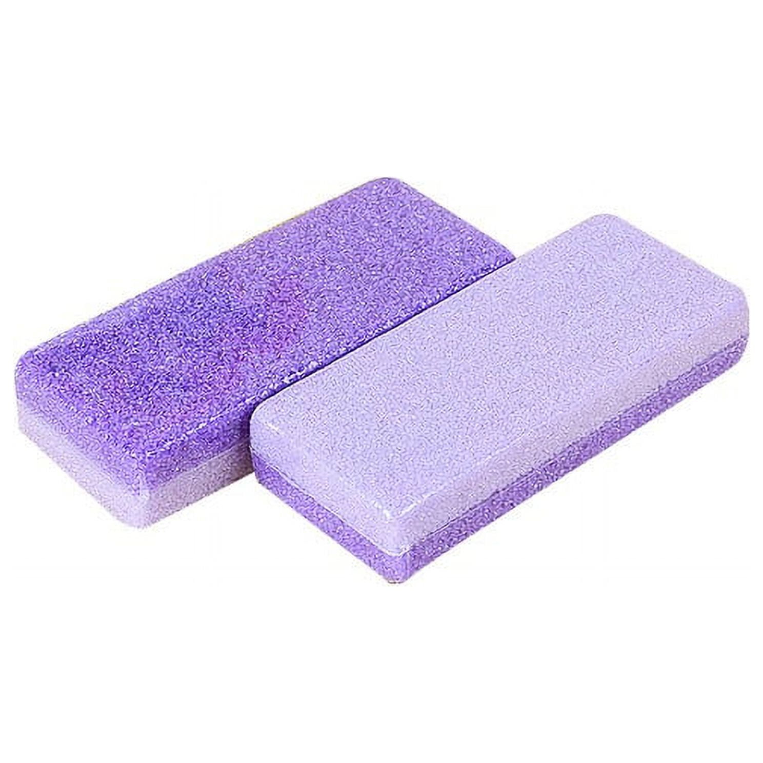 zttd 2pc- pumice stone for feet, 2 in 1 foot scrubber tool for pedicure ...