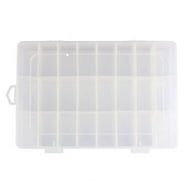 Leke Plastic Organizer Container Box 24 Compartments Jewelry Storage ...
