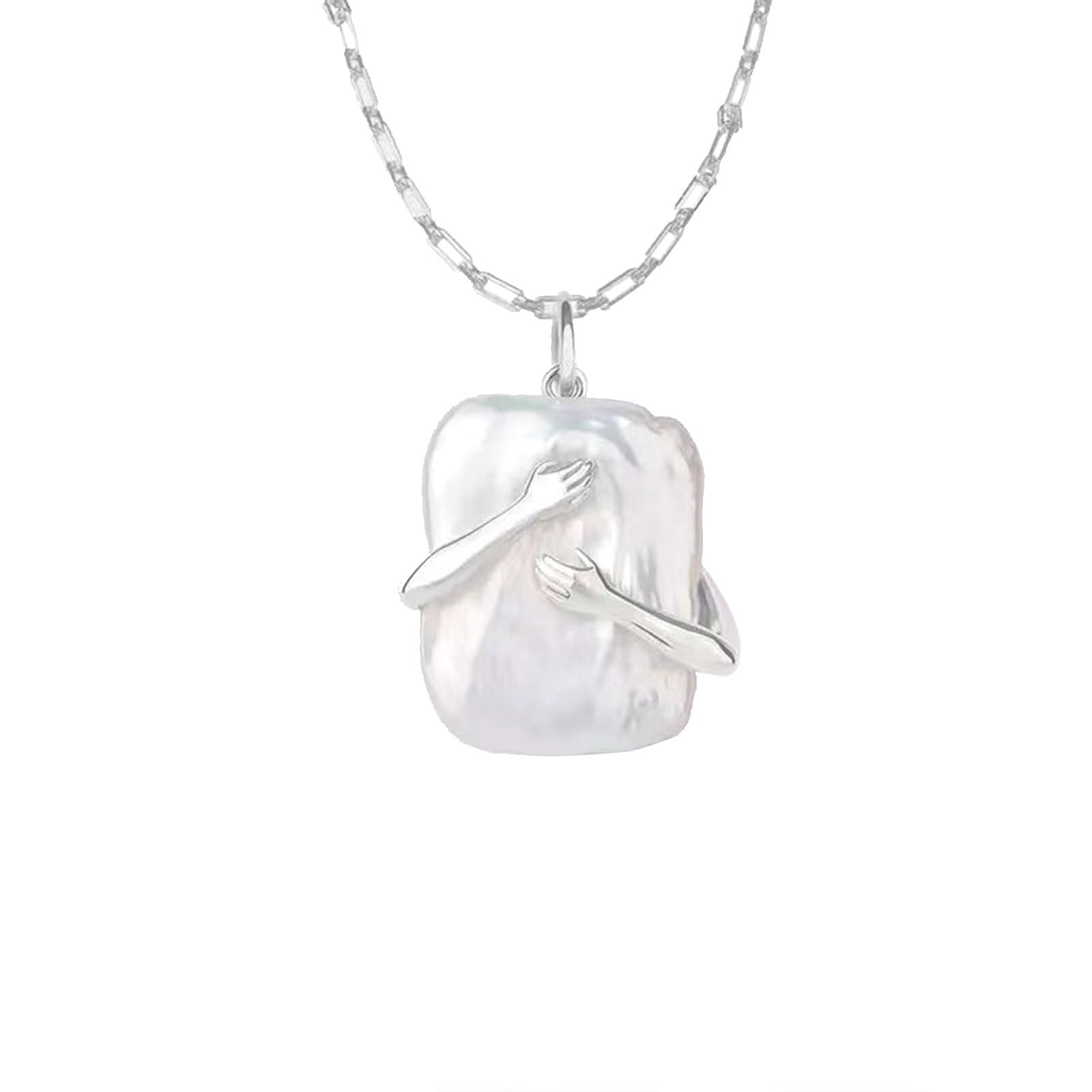 zttd fashion hug necklace couple love necklace for couples hugging ...