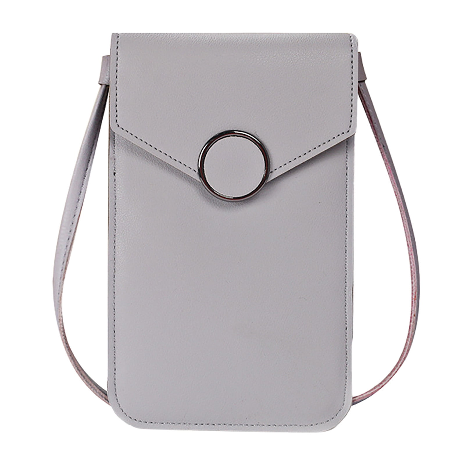 zttd fashion women artificial leather solid color hasp transparent ...