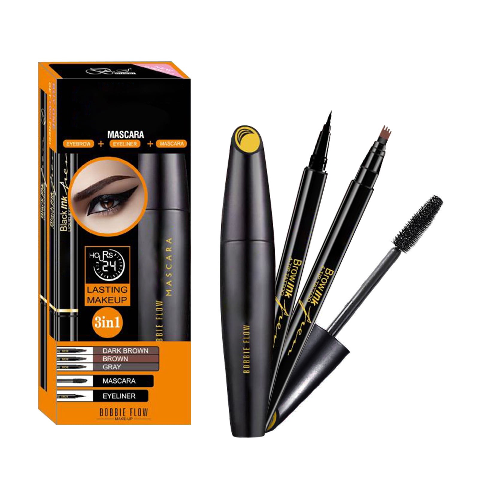 zttd mascara eyeliner eye makeup set waterproof liquid eyeliner stamp ...