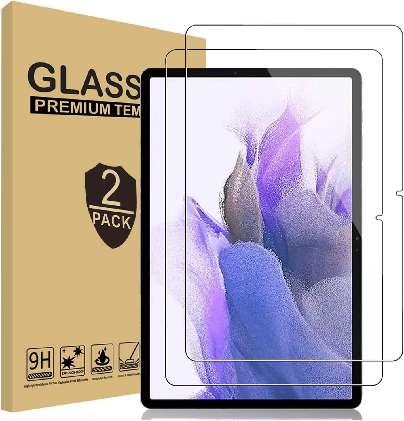 zukof 2 Pack Tempered Glass Screen Protector for Samsung Galaxy Tab S11 ...