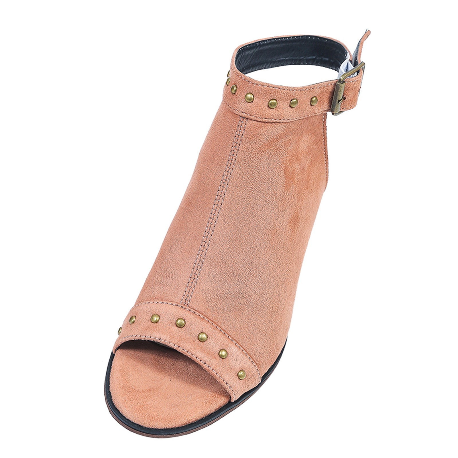 zuwimk Beach Sandals For Women,Womens Summer Beach Rhinestone Flat ...