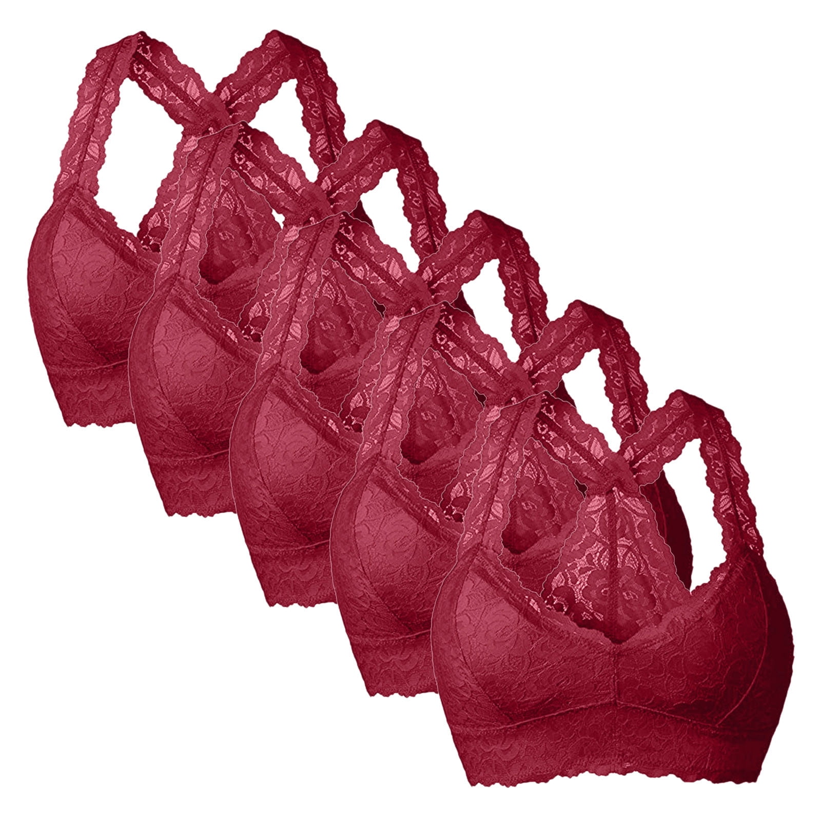 Zuwimk Bras For Women Full Coverage,Women's Matilda Unlined Plunge ...