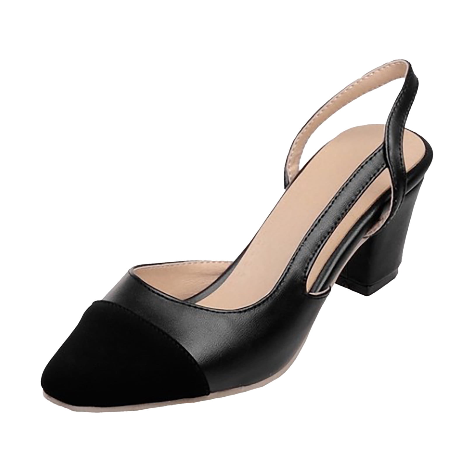 zuwimk Women's Sandals,Women's Double Bow Pointed Toe Ankle Strap Pumps ...