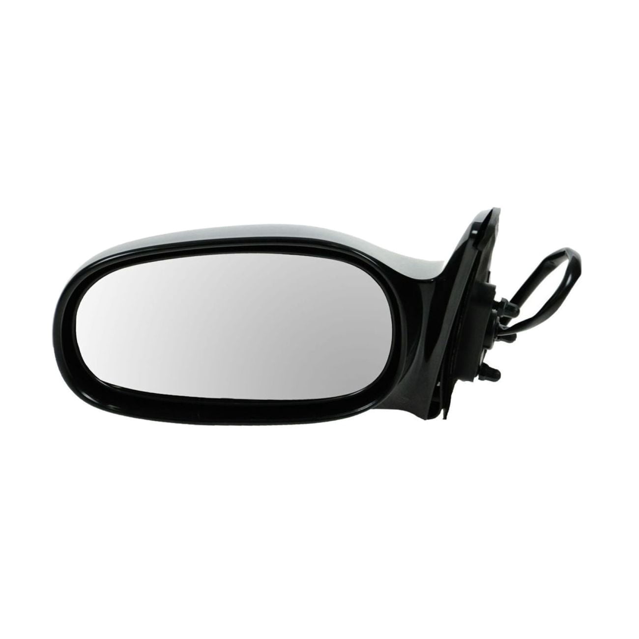 zxhhxkAn Door Mirror Power Driver Side Left Hand Gloss Black Electric ...