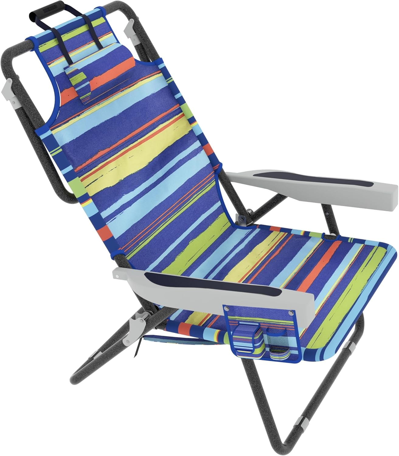 zzppy Beach Chairs for Adults Heavy Duty, Foldable Patio Chaise Lounge ...
