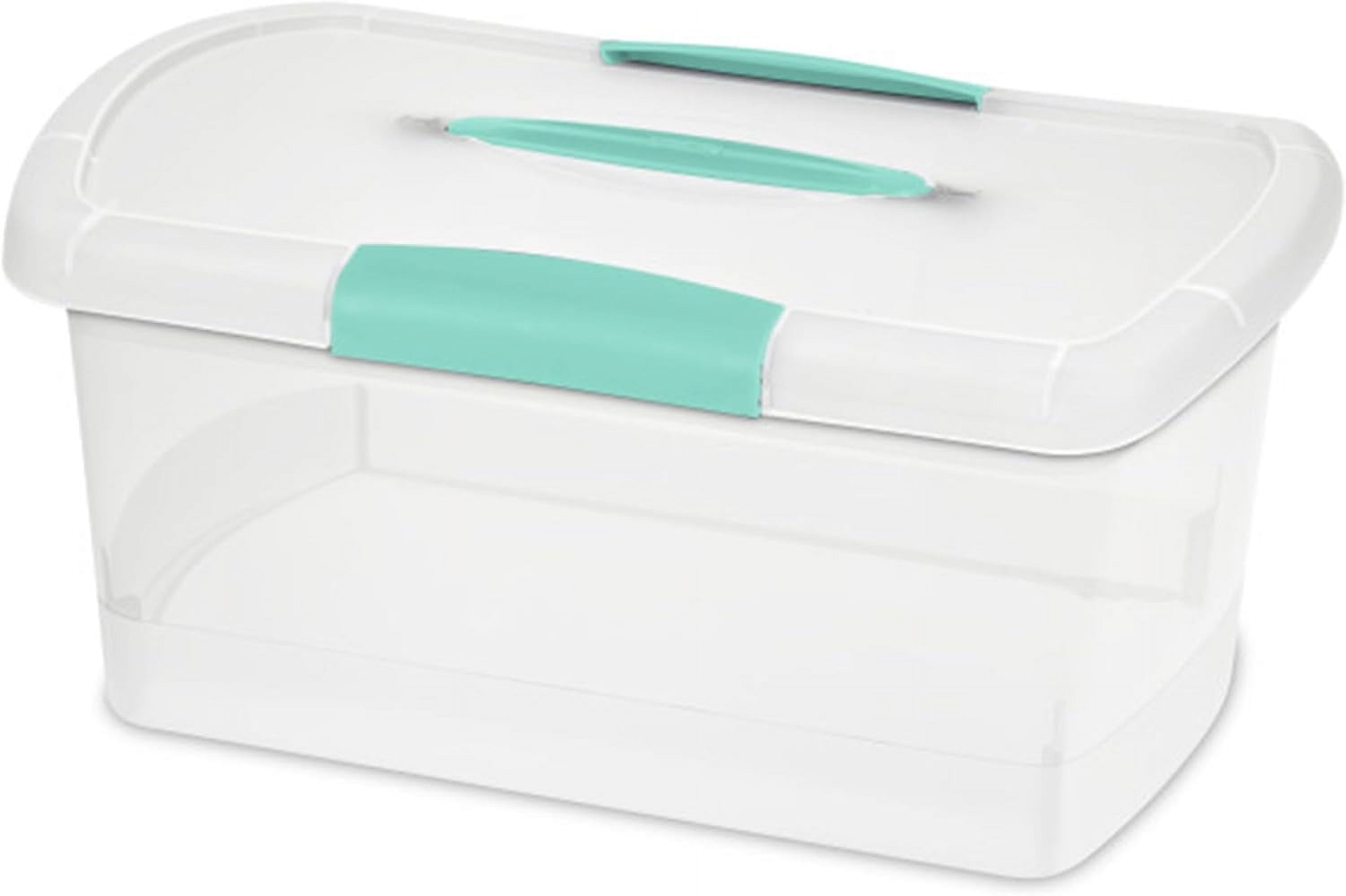 zzppy Medium Nesting ShowOffs, Stackable Small Storage Bin with ...