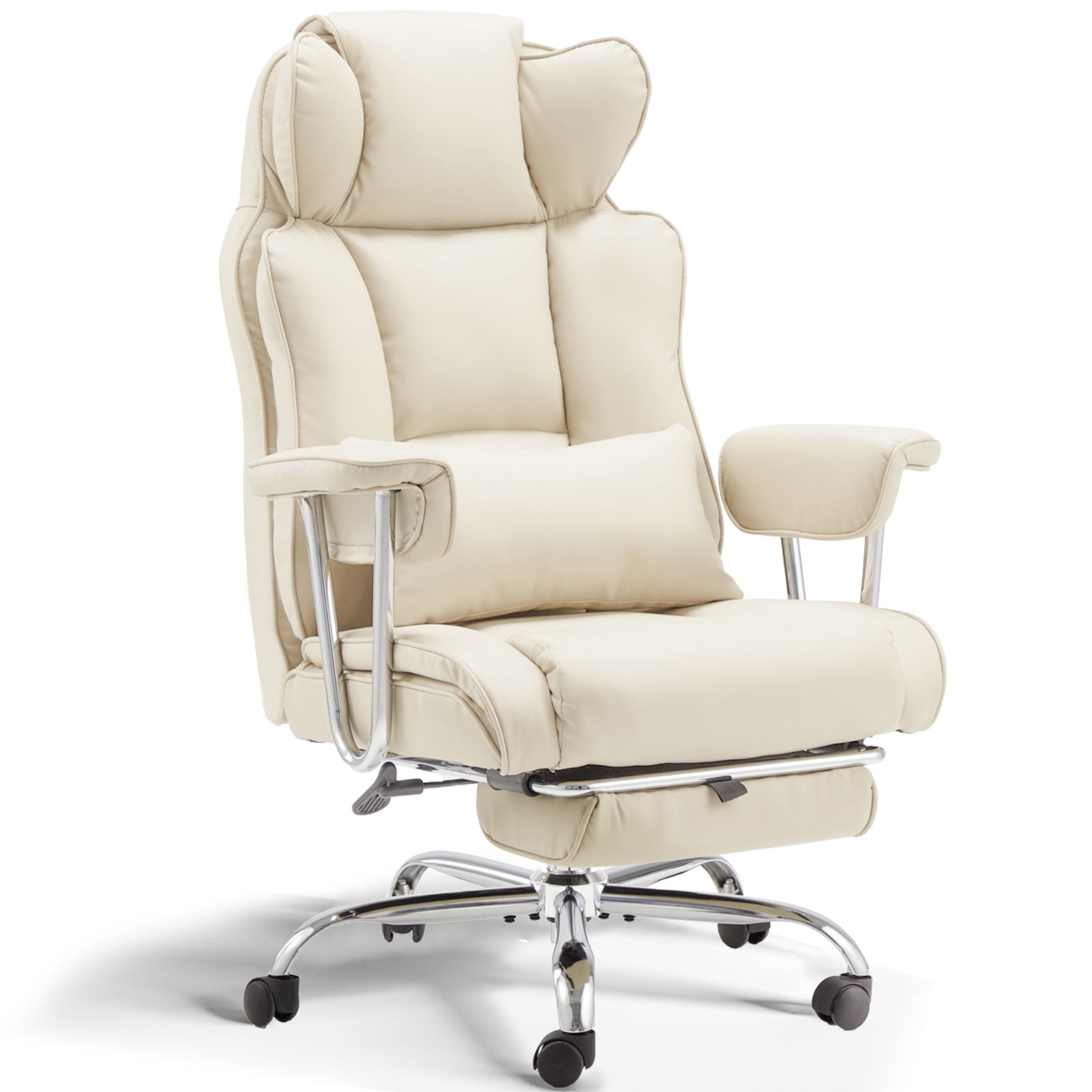 zzw Big and Tall Executive Office Chair, Reclining with Footrest ...